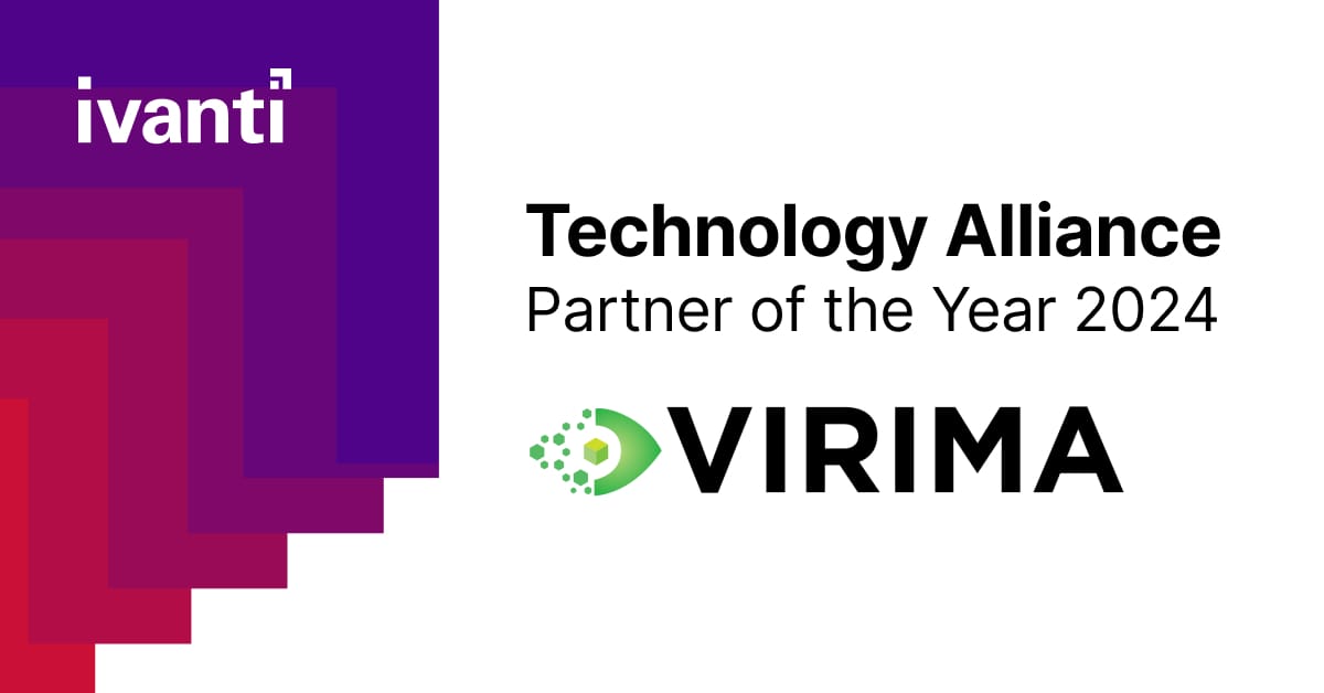 Virima Earns Ivanti’s 2024 Tech Alliance Partner of the Year Award | Virima