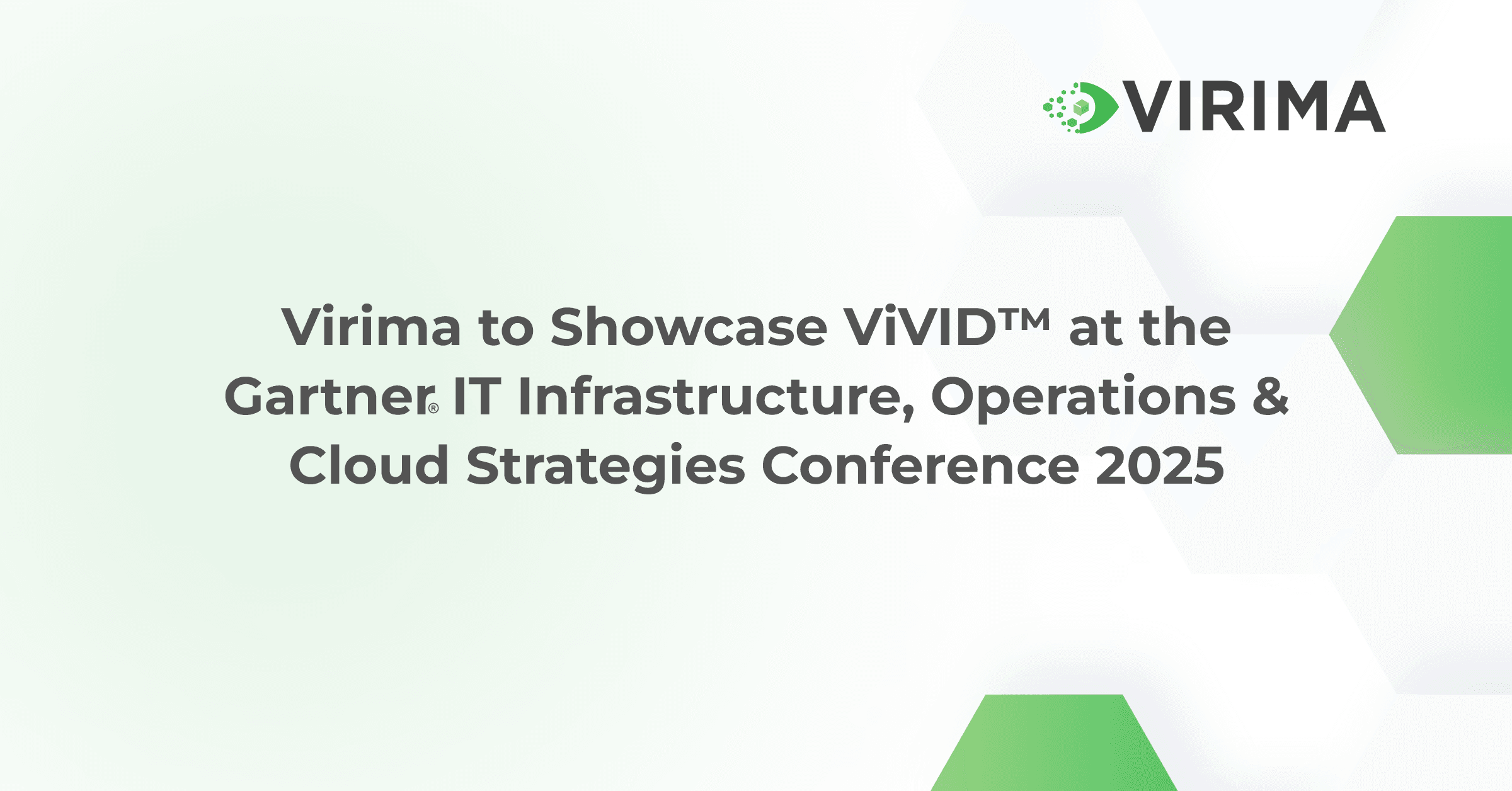 Virima Showcases VIVID™ at Gartner IT Conference 2025 | Virima